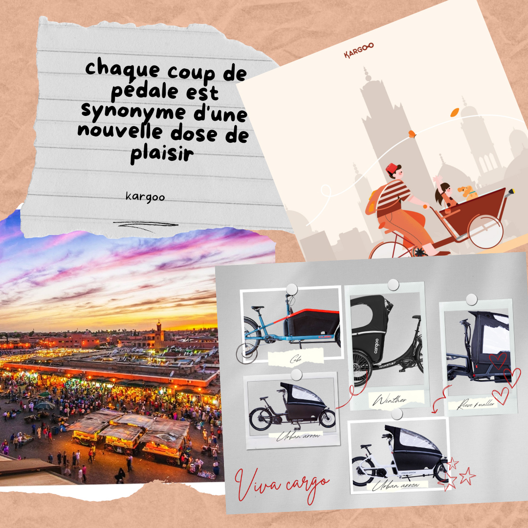 Location vélo cargo Marrakech - Location vélo cargo électrique Marrakech